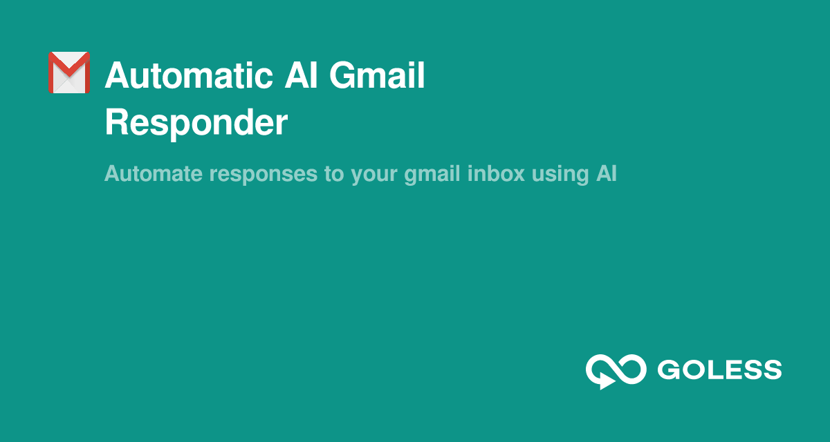 AI-Powered Gmail Autoresponder & Automatic Email Assistant - Goless.com - Marketplace | Goless